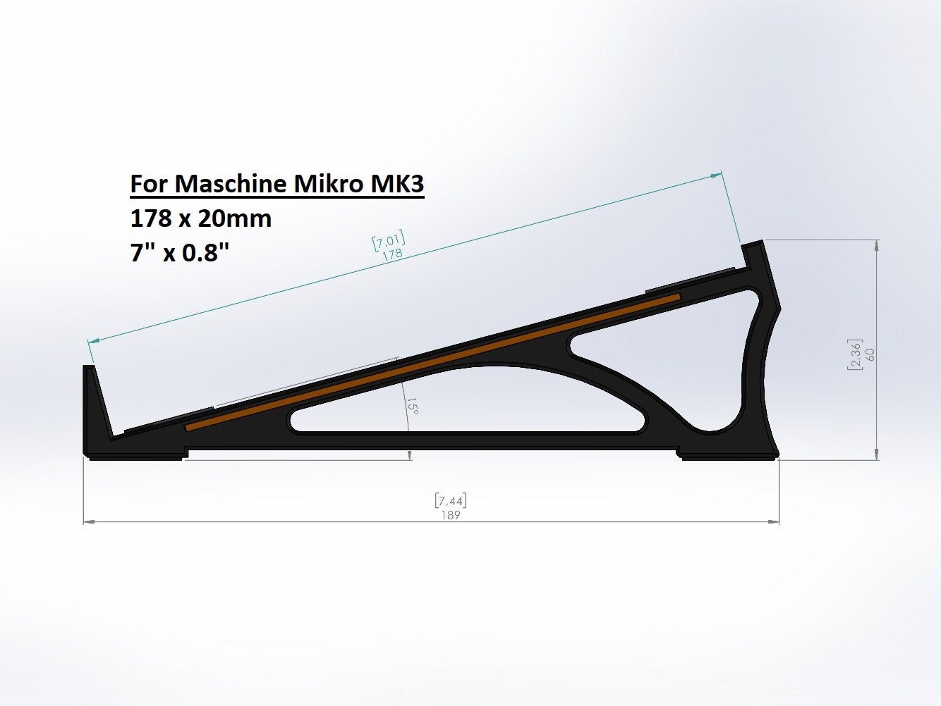 AANBIEDING: iPad / NI Maschine Mikro MK3 Stand With Anti Slip Pads - Etsy