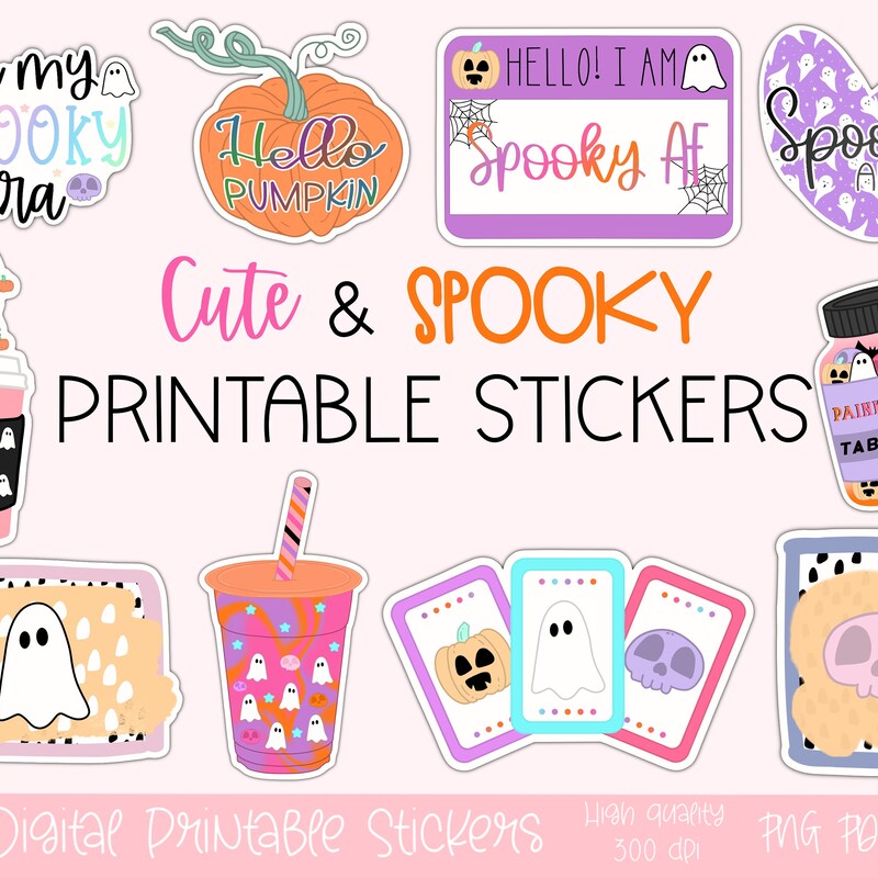 Halloween Stickers - Etsy