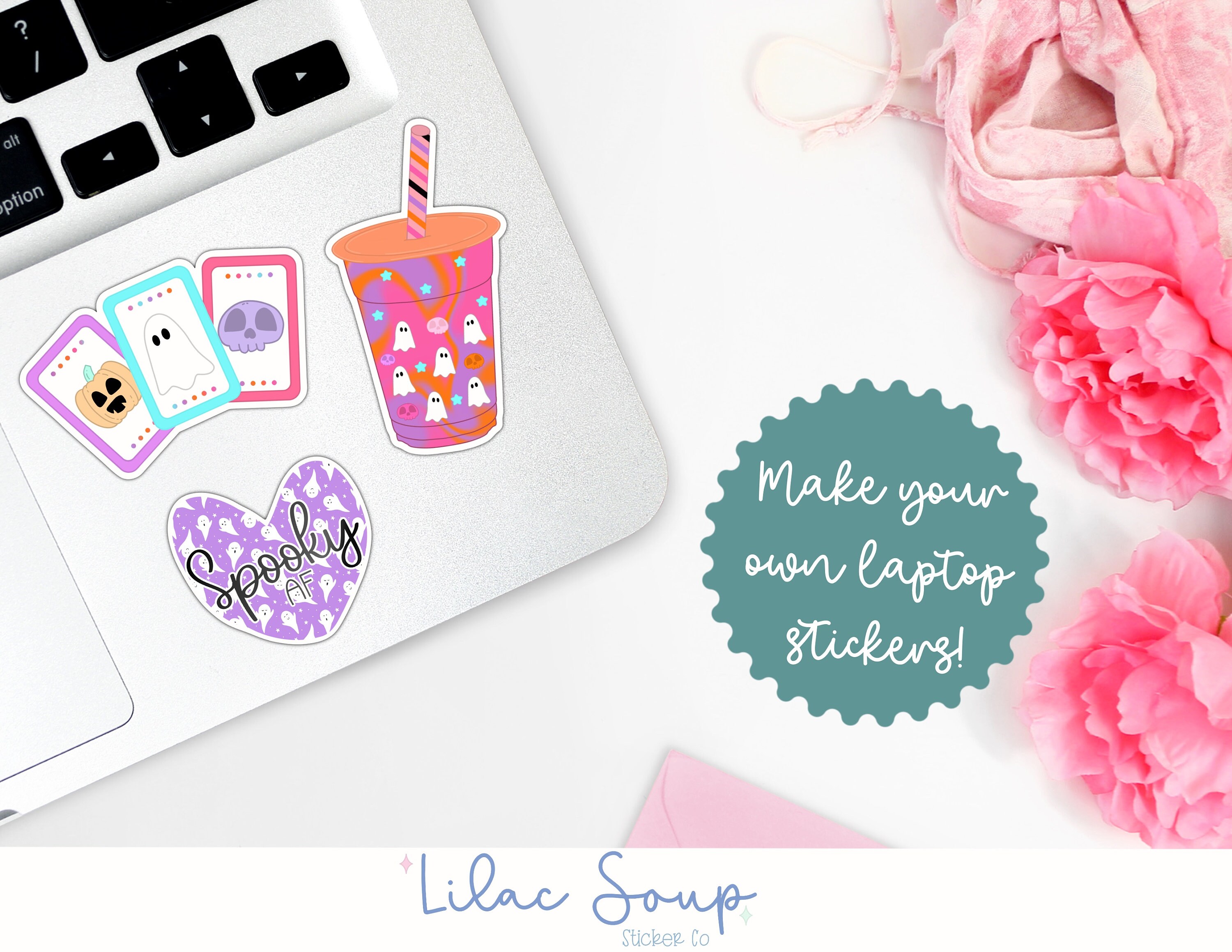 Halloween Stickers Png, Cute Spooky Png, Planner Stickers Printable ...