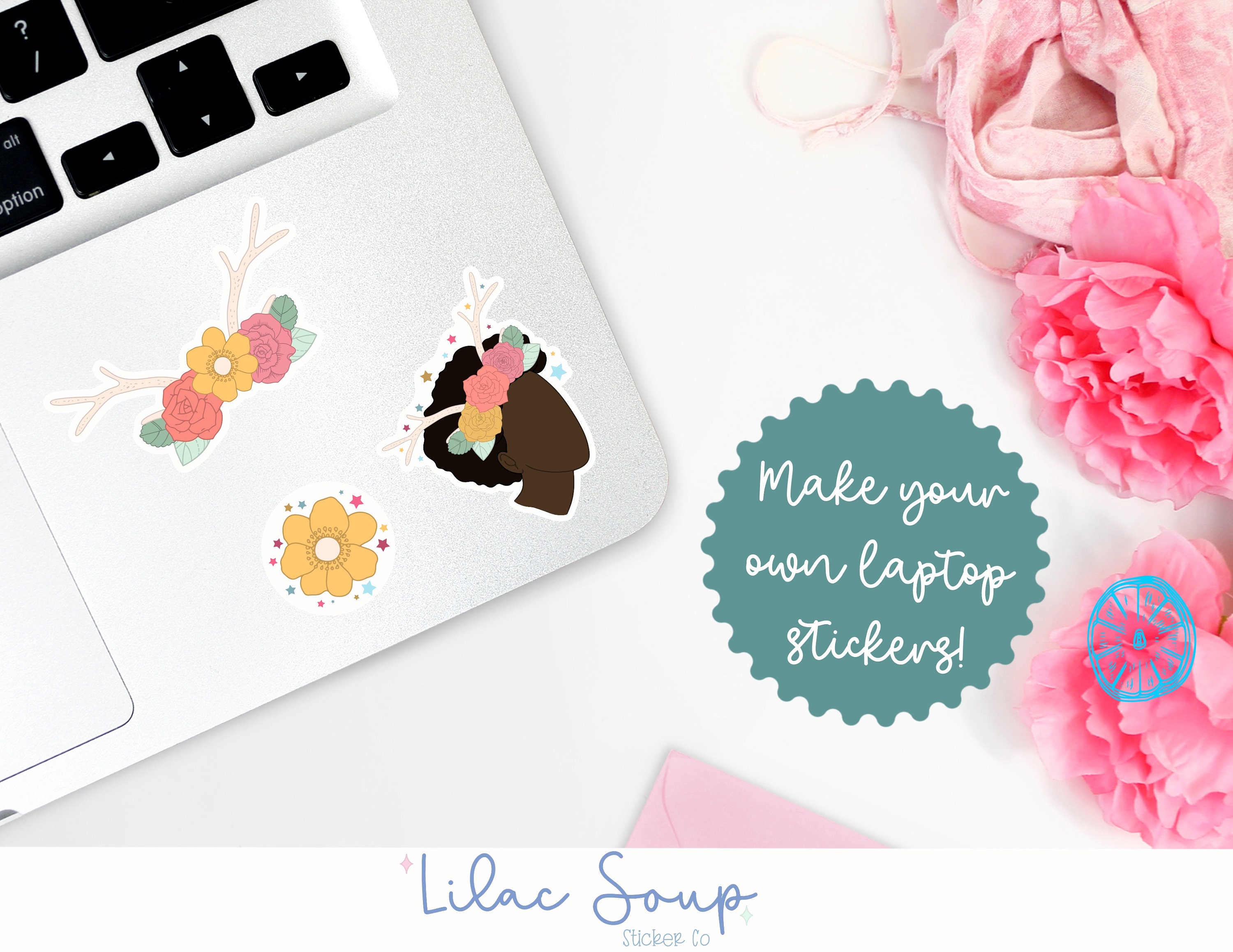 Boho Aesthetic Stickers, Print and Cut Stickers, Cricut Stickers ...