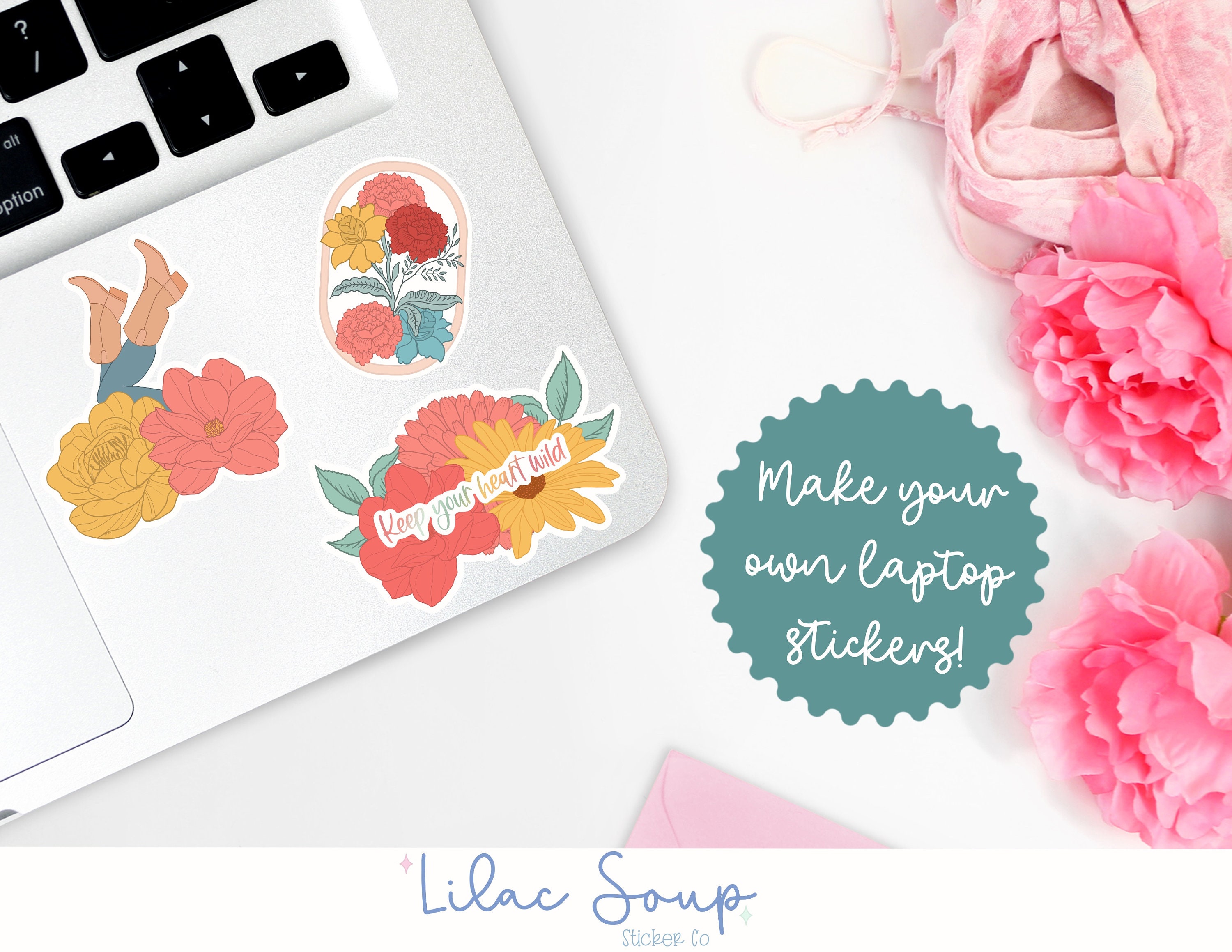 Cowboy Aesthetic Stickers, Floral Cowboy Boot Png, Print and Cut ...