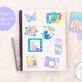 Kawaii Printable Stickers, Kawaii Png, Commercial Use Png, Sticker ...