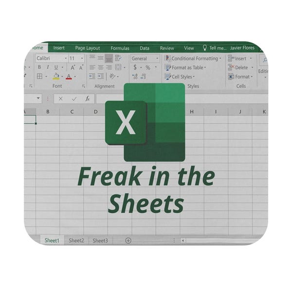 Excel Pad - Etsy