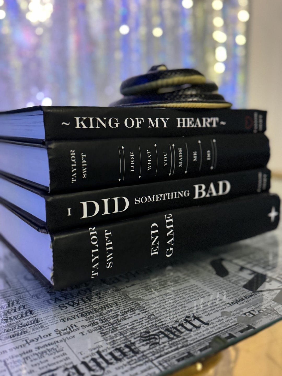 Taylor Swift the Tortured Poets Department Fake Book Party Decor: Down ...