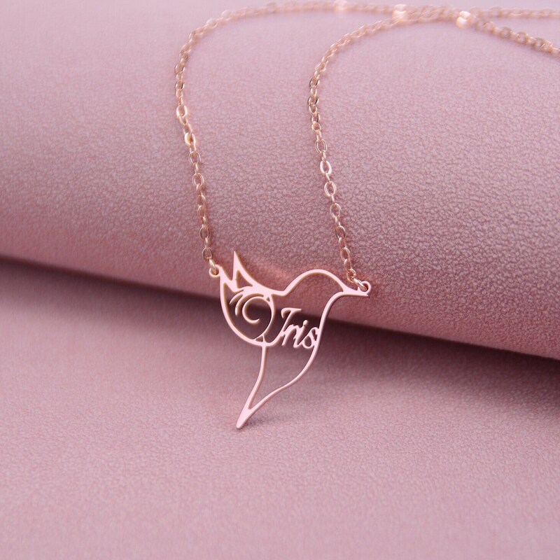 Hummingbird Necklace - Etsy