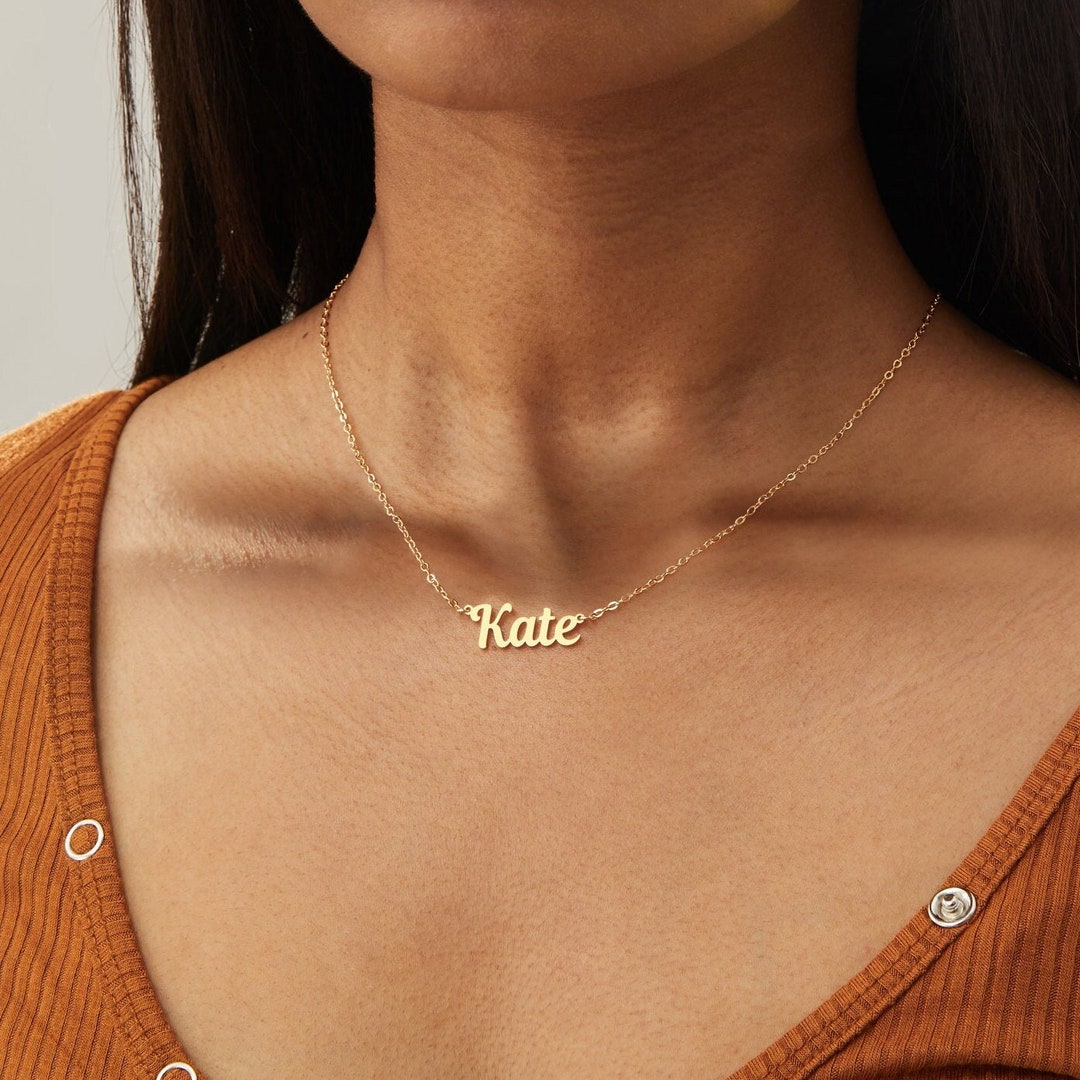 Kids Name Necklace, Personalized Necklace for Women, Childrens Name ...