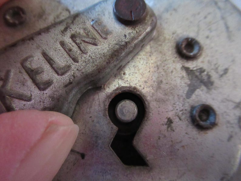 Vintage Keline ATSFRY S Atchison Topeka & Santa Fe Railroad Signal Lock ...