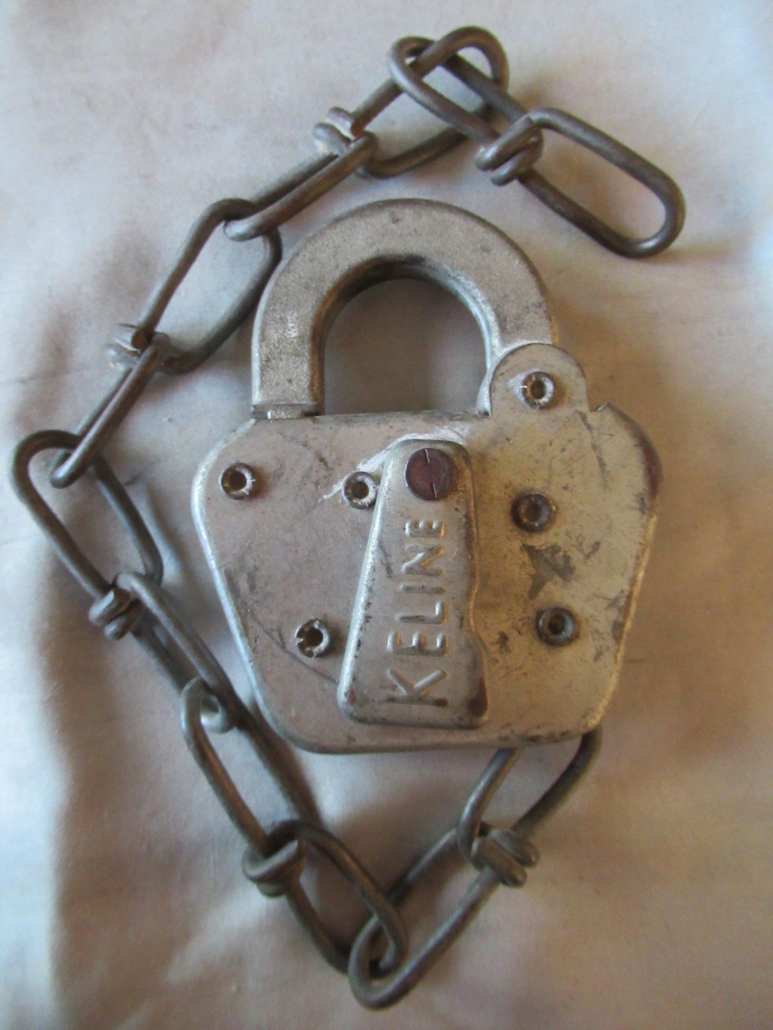 Vintage Keline ATSFRY S Atchison Topeka & Santa Fe Railroad Signal Lock ...