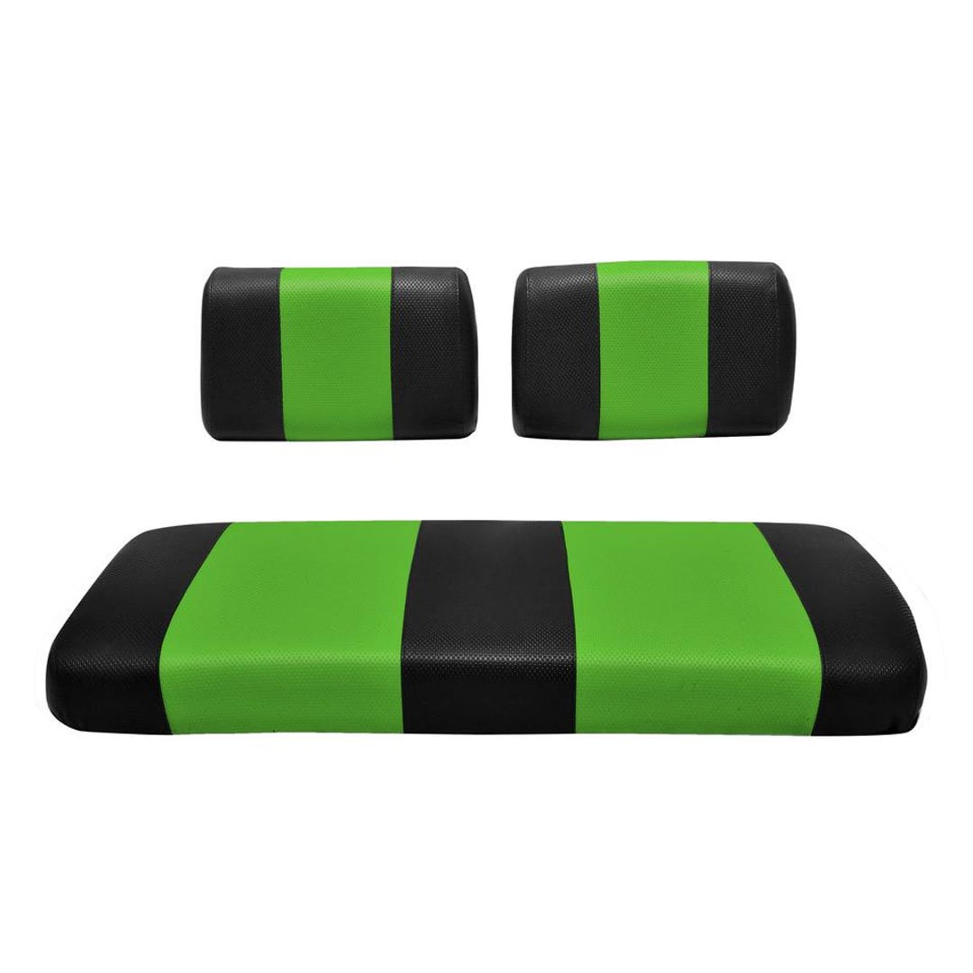 Black And Lime Green Stitching Seats Covers