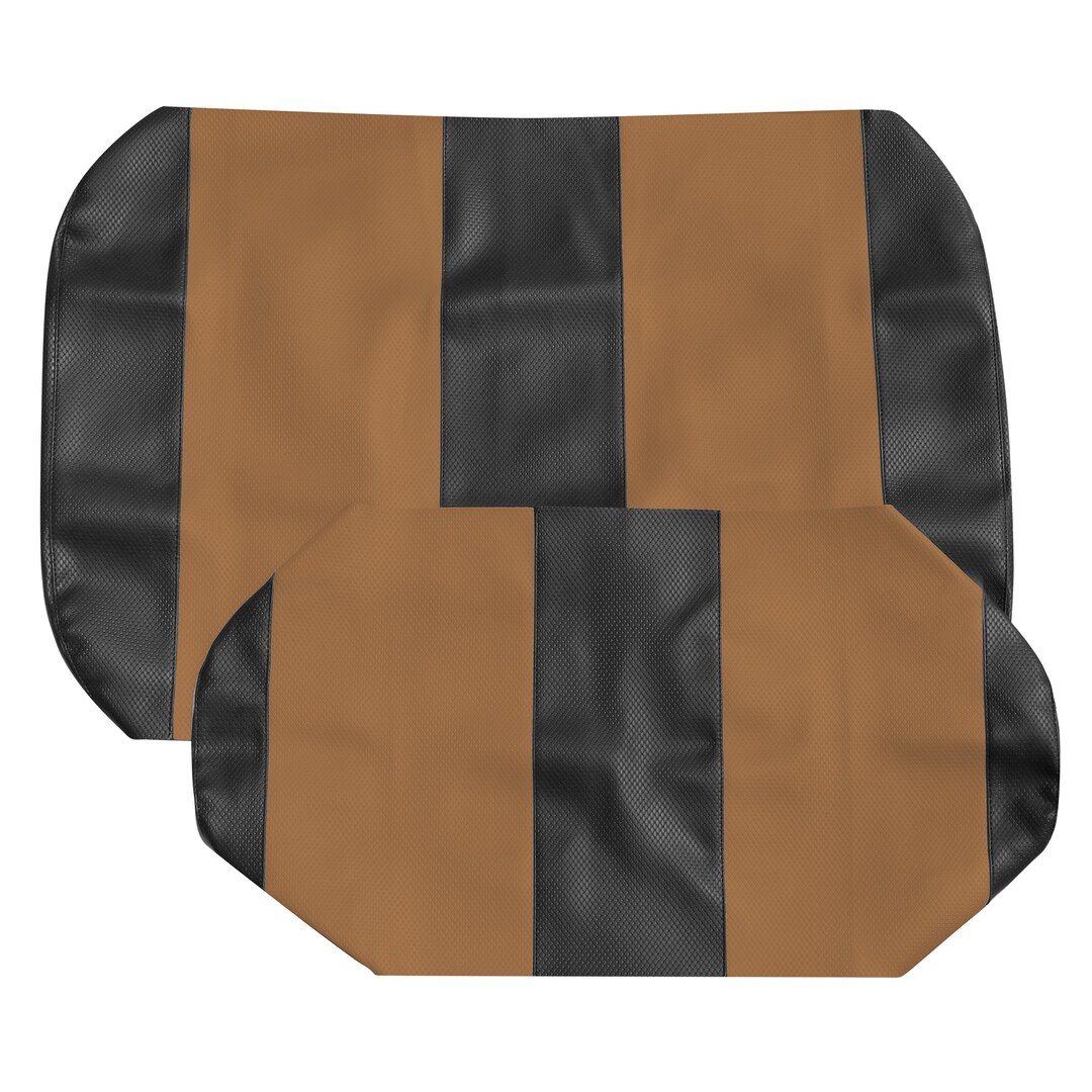 Black Tan - Club Car Precedent Golf Cart Seat Cover Replacement Premium ...