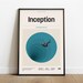 Inception - Alternative Minimalist Vintage Movie Poster. Instant ...