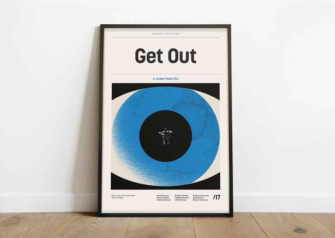 Get Out - Alternative Minimalist Vintage Movie Poster. Instant Digital ...