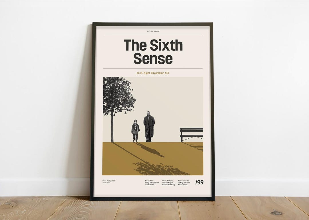 The Sixth Sense Inspired Poster – Alternative Modern Minimalist Mystery ...