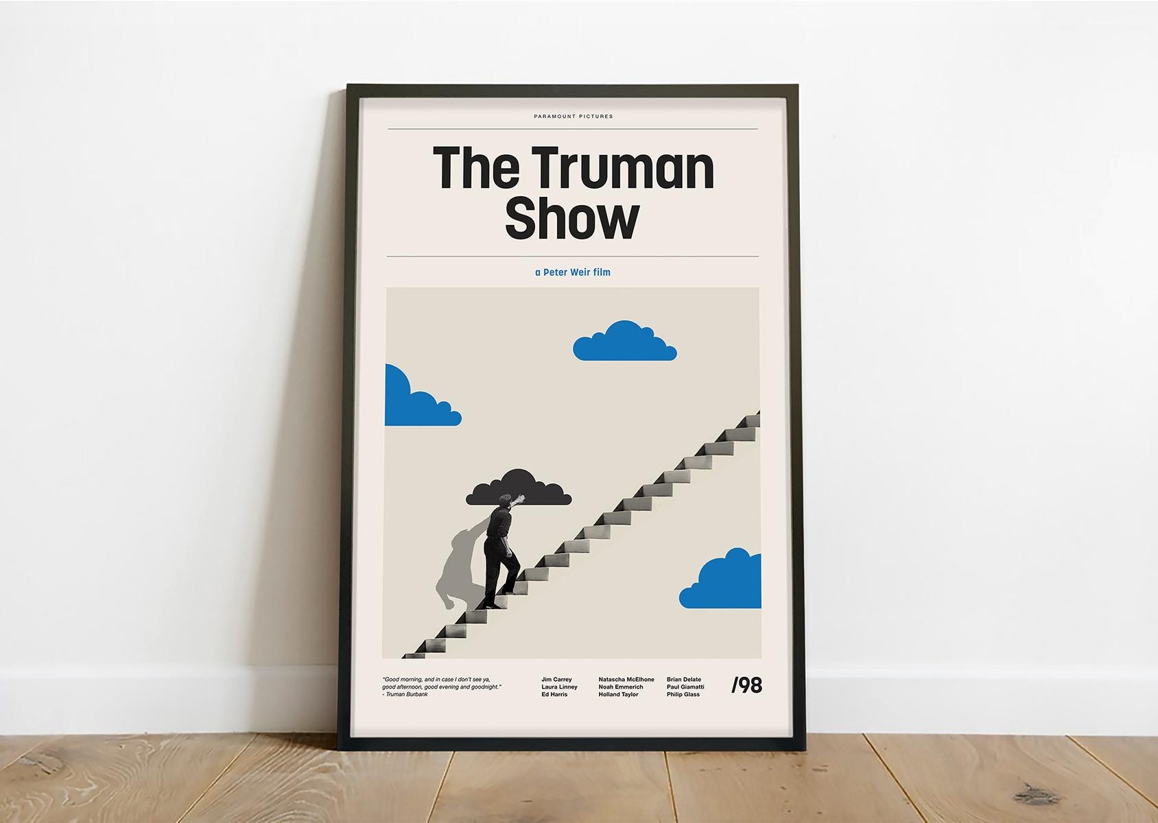 Das Truman Show Plakat Poster For Sale Mit "Die Truman Show