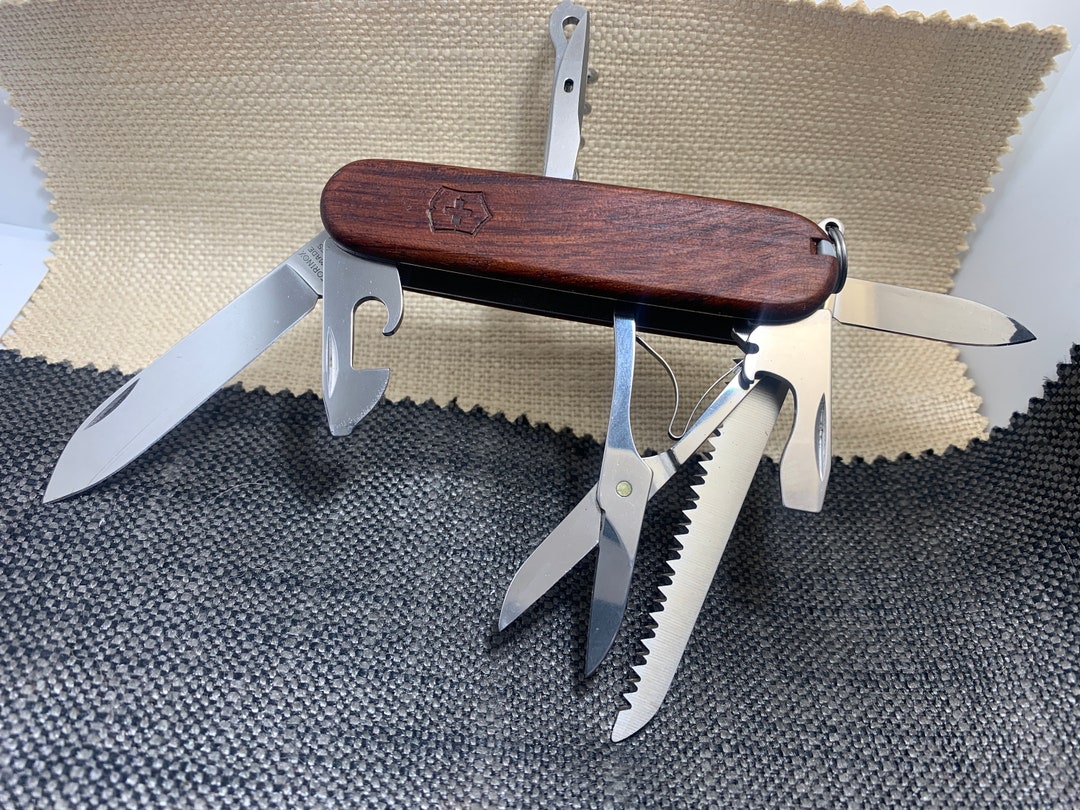 Victorinox Huntsman Wood 91 Mm Swiss Army Knife - Etsy