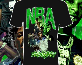 Graphic Tee Nba Youngboy - Etsy