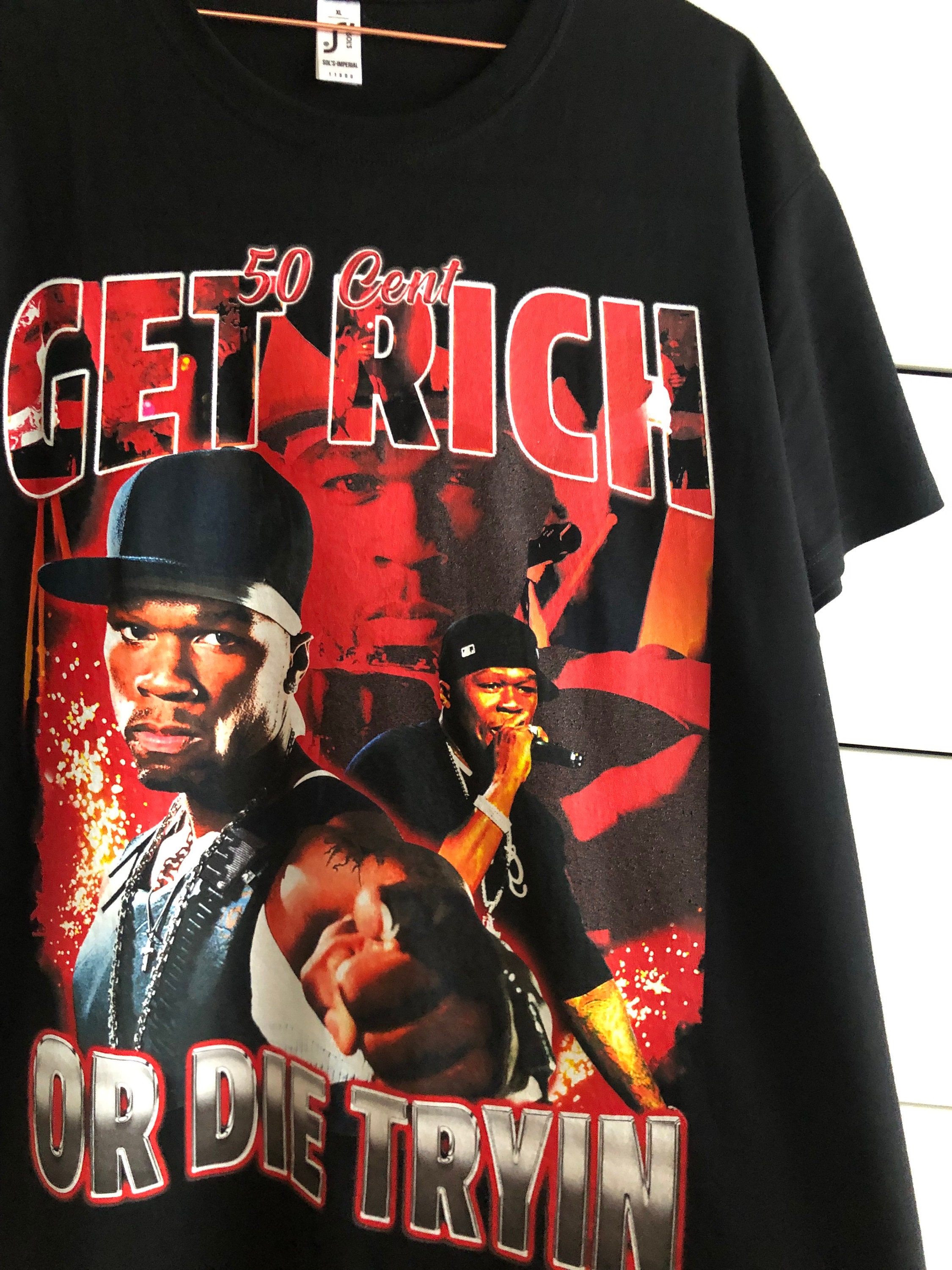 50 Cent /Get Rich Or Die Tryin/, Rap Merch, Hip Hop Lovers Shirt