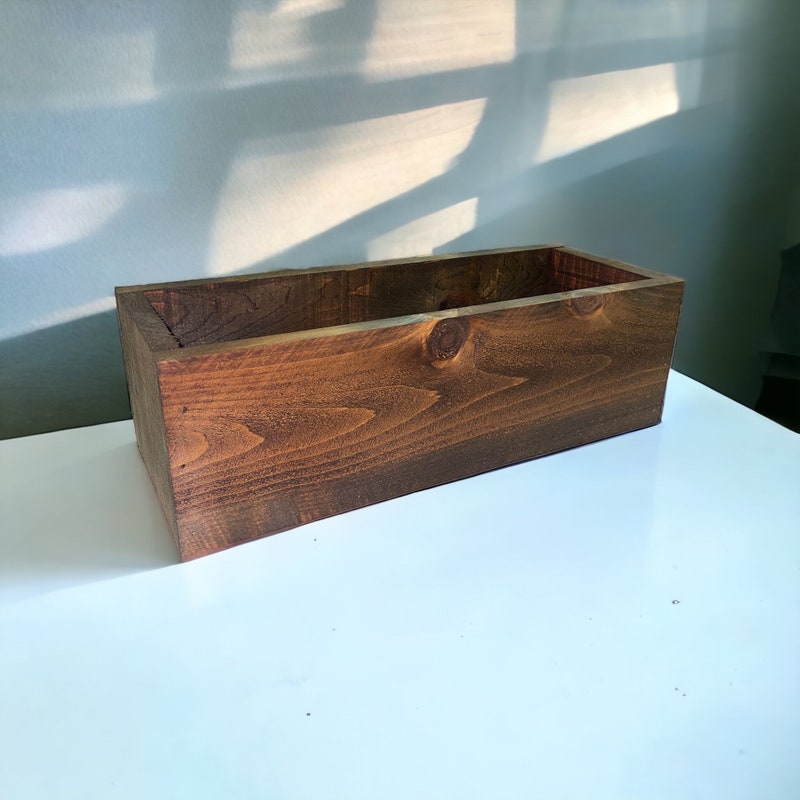 Wood Planter Box - Etsy