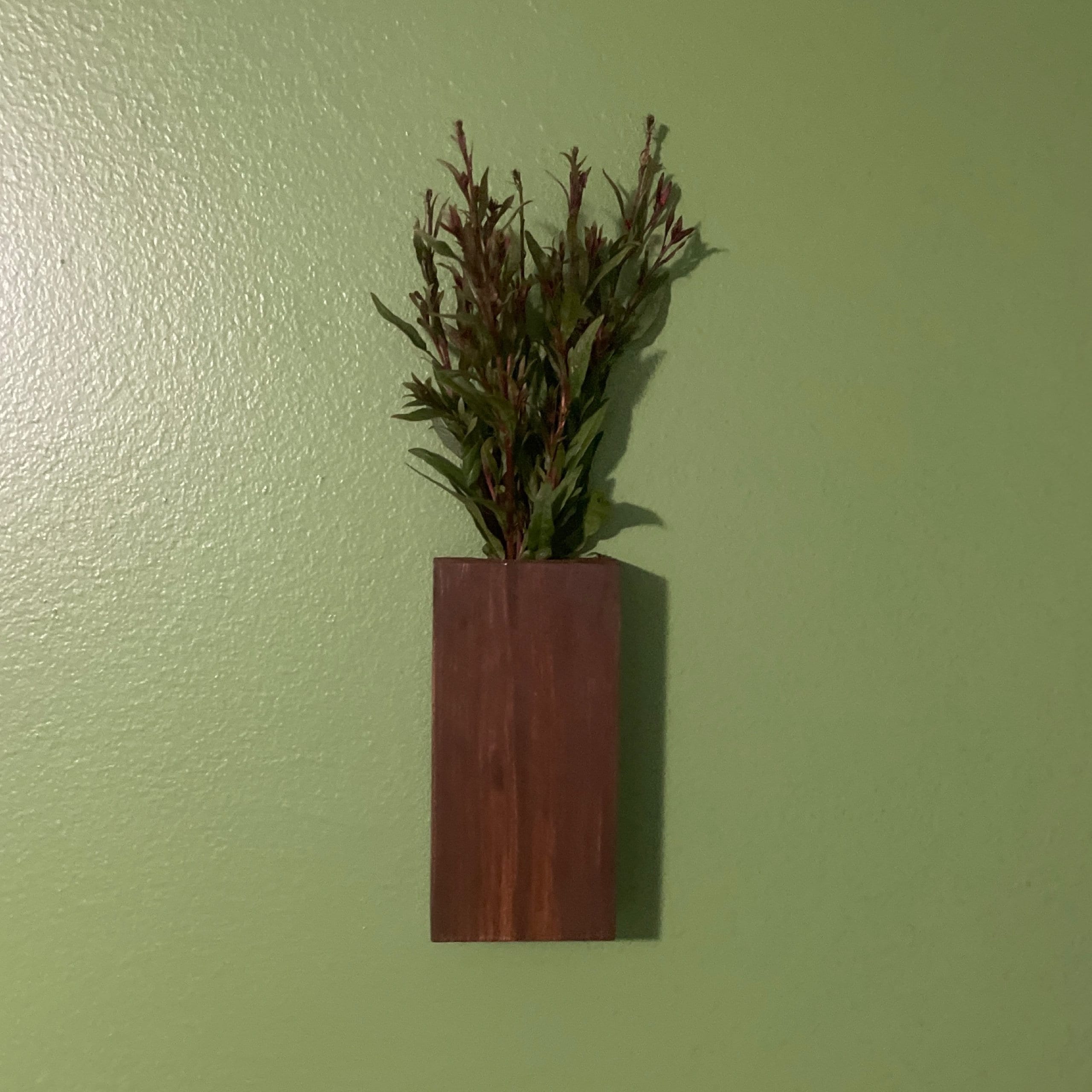 Floating Wood Wall Vase Plant Decor Wall Hanging for Dried - Etsy
