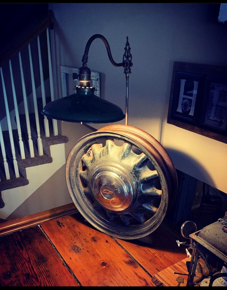 Chevy Wheel Lamp - Etsy