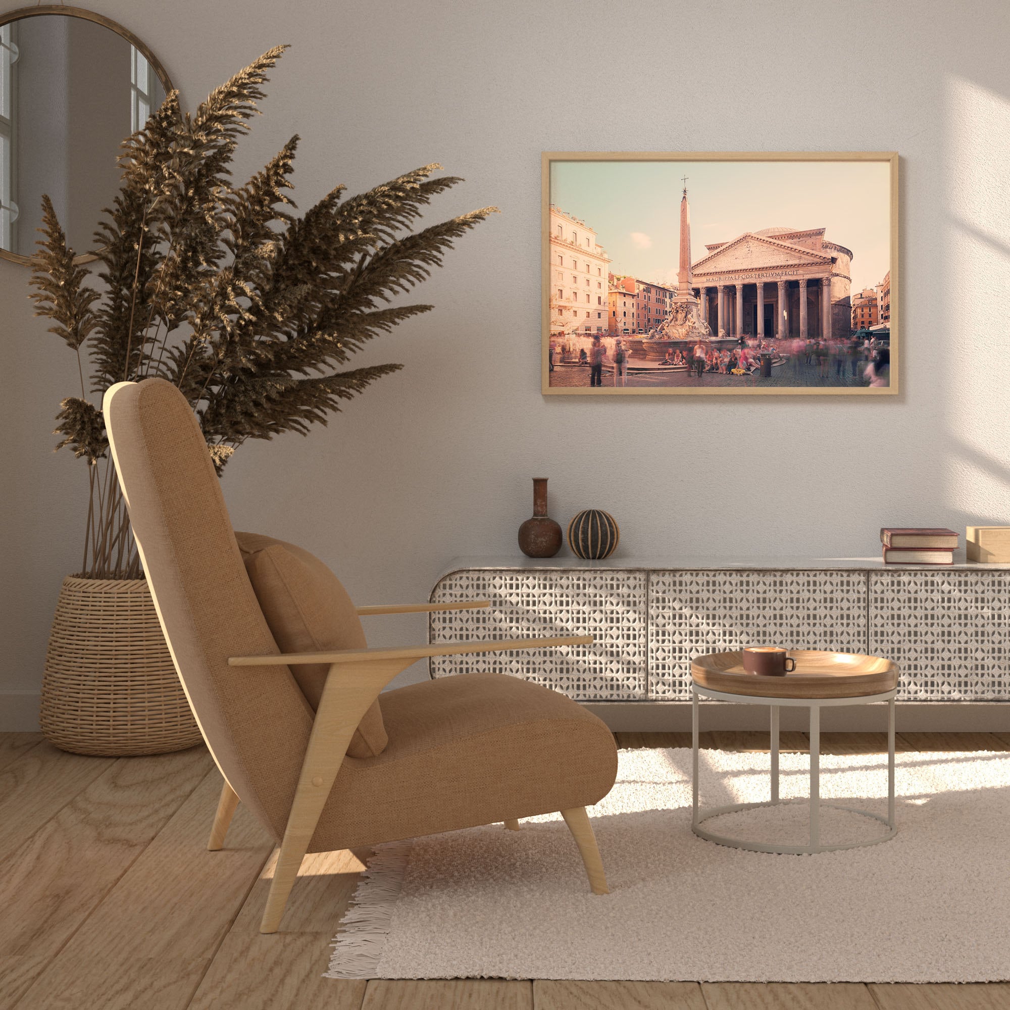 Rome Pantheon Poster, Rome Print, Italy Travel Art, Rome Wall Art, City ...