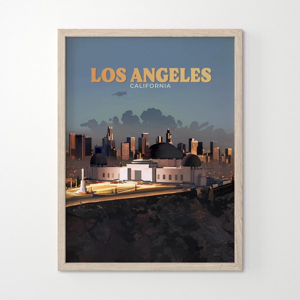 Griffith Observatory Poster - Etsy