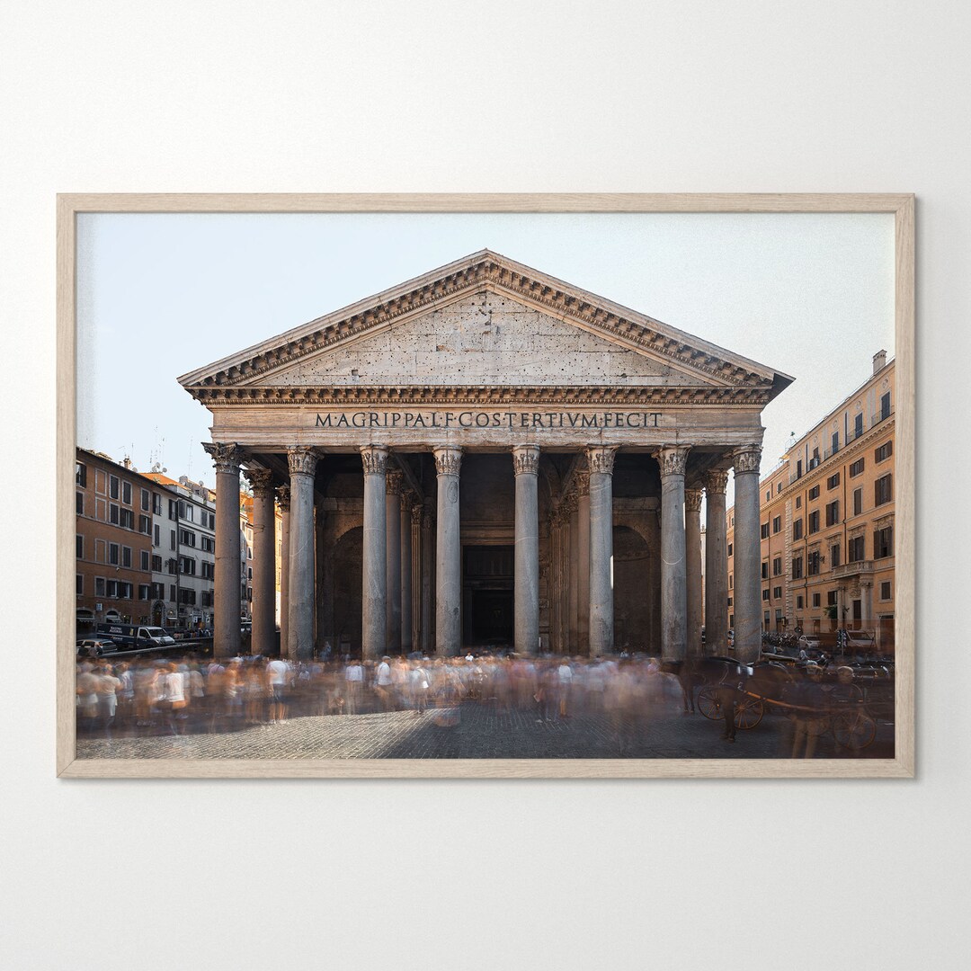 Rome Wall Print, Rome Pantheon Poster, Travel Art, Wall Decor, City ...