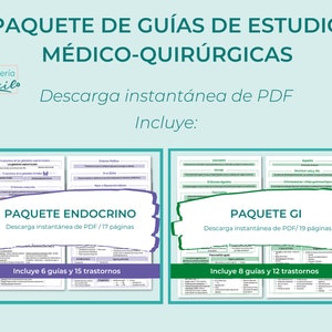 Medical-surgical Study Guide Package Nursing Study Guides Digital Notes ...