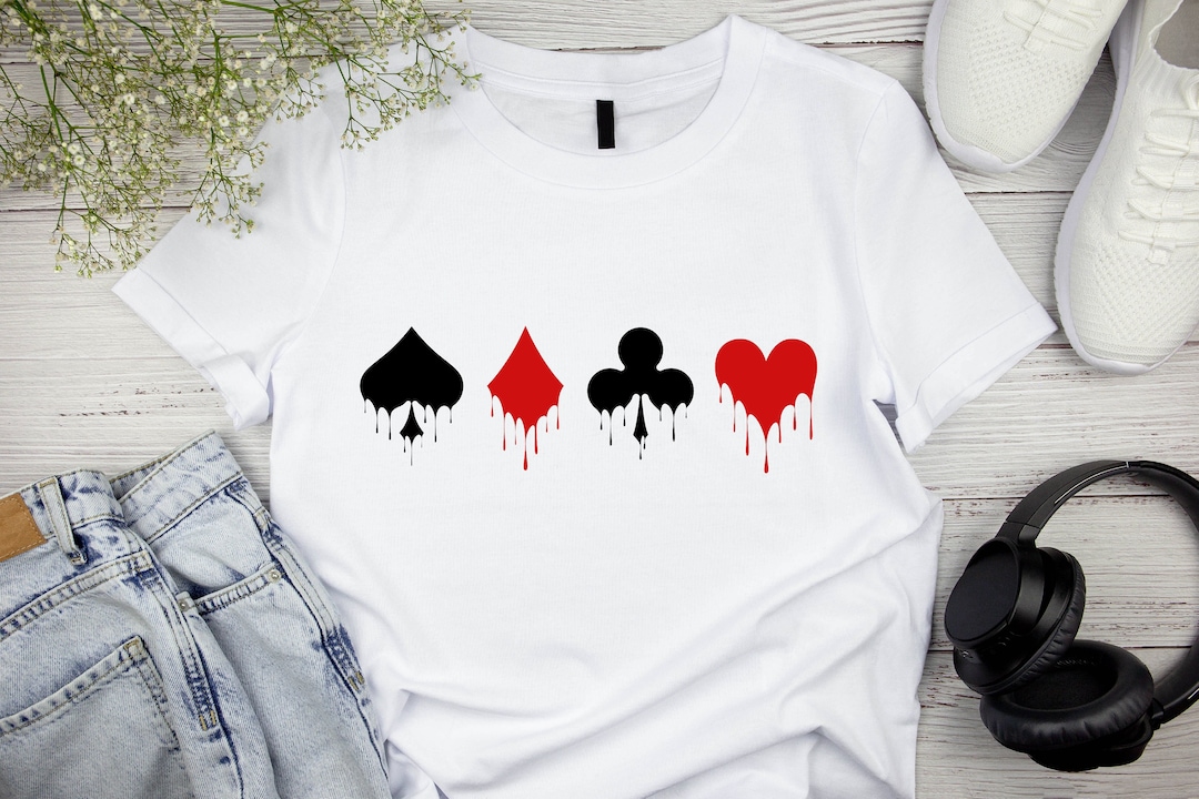 Playing Cards Deck T-shirt,poker Tee,deck of Cards Shirt,poker Shirt ...