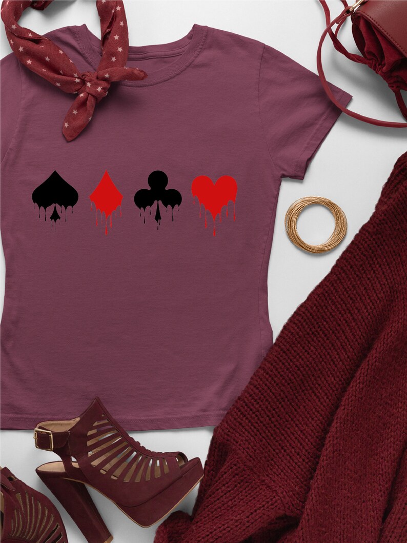 Playing Cards Deck T-shirtpoker Teedeck of Cards Shirtpoker - Etsy