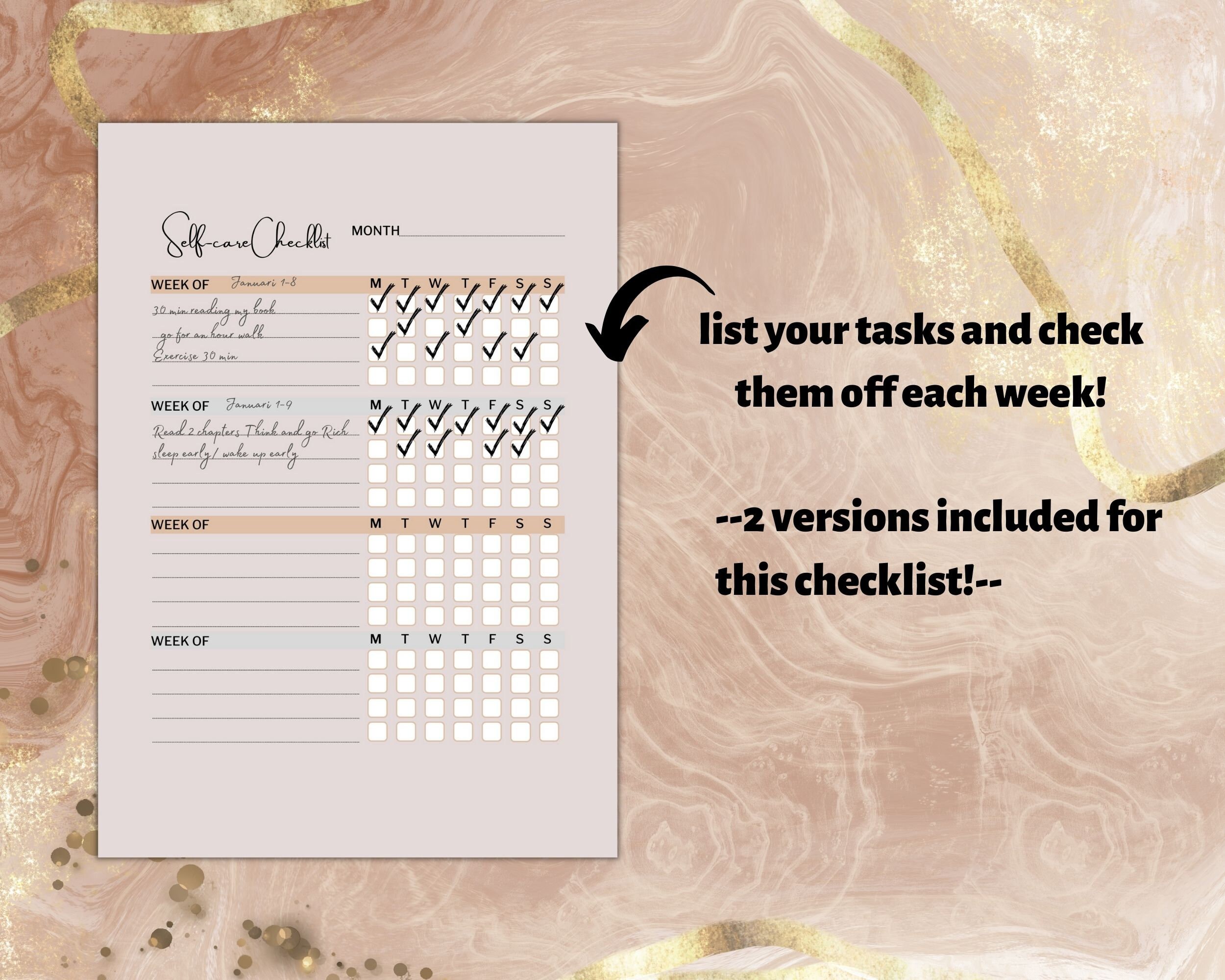 DAILY PRINTABLE PLANNER | Printable Productivity Day Planner | to Do ...