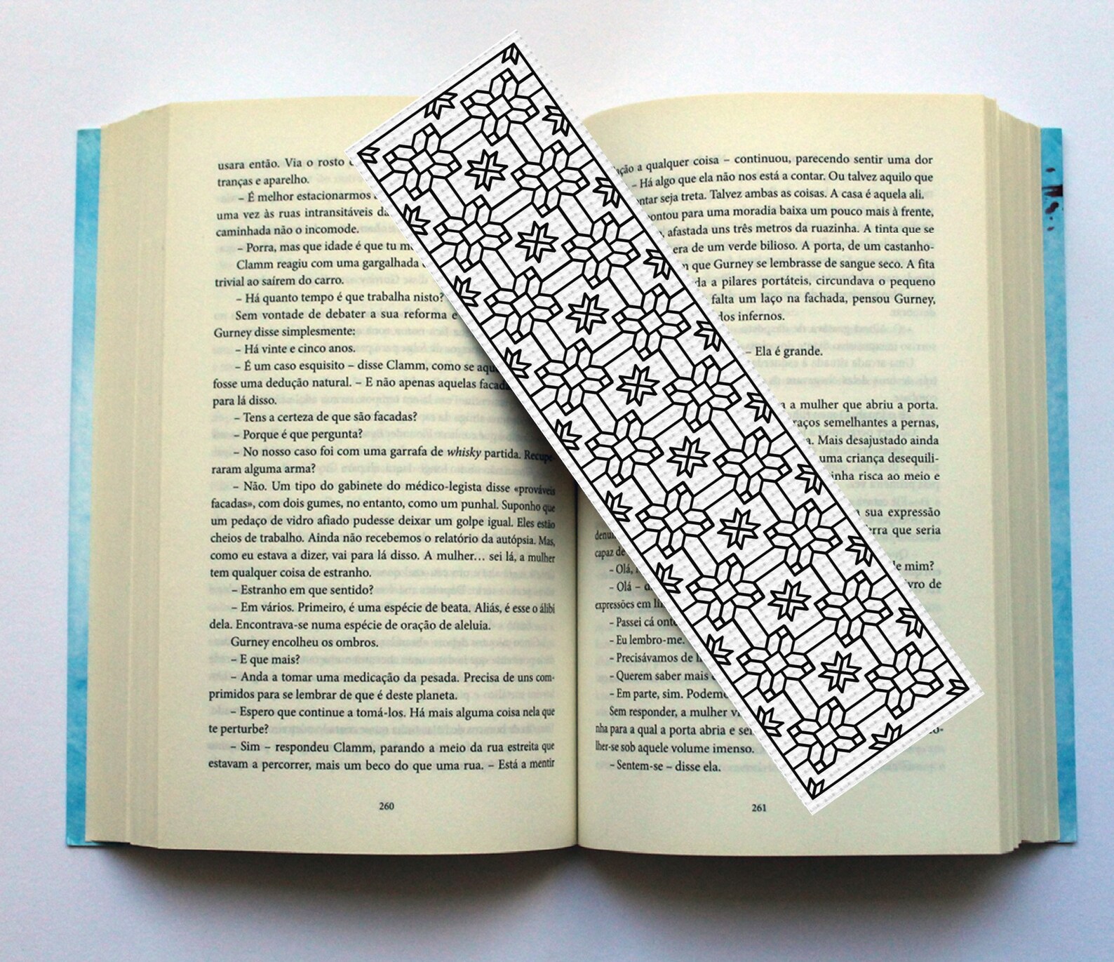 Blackwork Bookmark Embroidery Pattern: Geometric Cross Stitch (PDF) - Etsy
