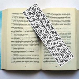 Blackwork Bookmark Patterns, Two Bookmark Embroidery Design, Cross ...