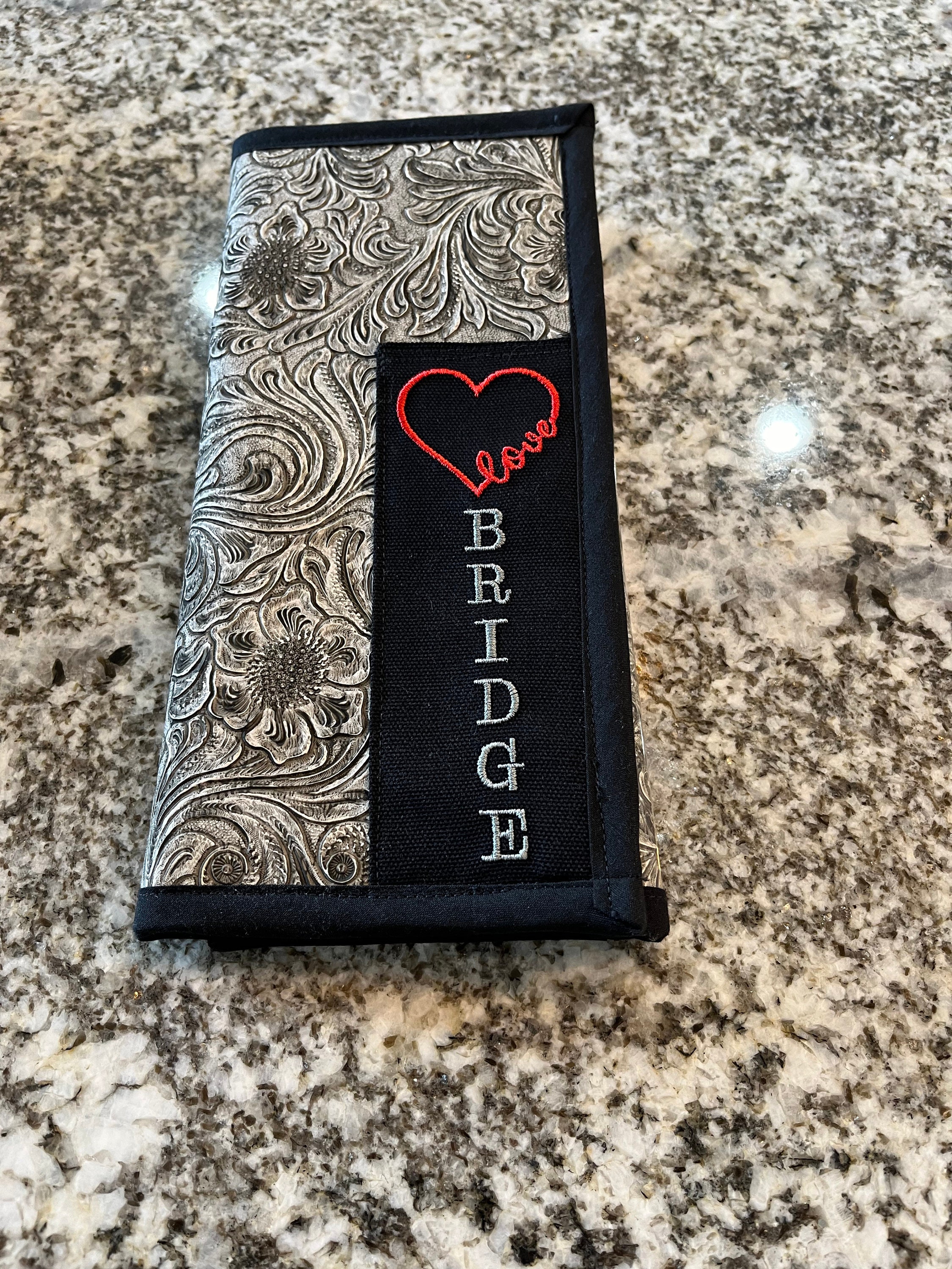 Bridge Convention Card Holders.....custom Made....you Can Choose Fabric ...