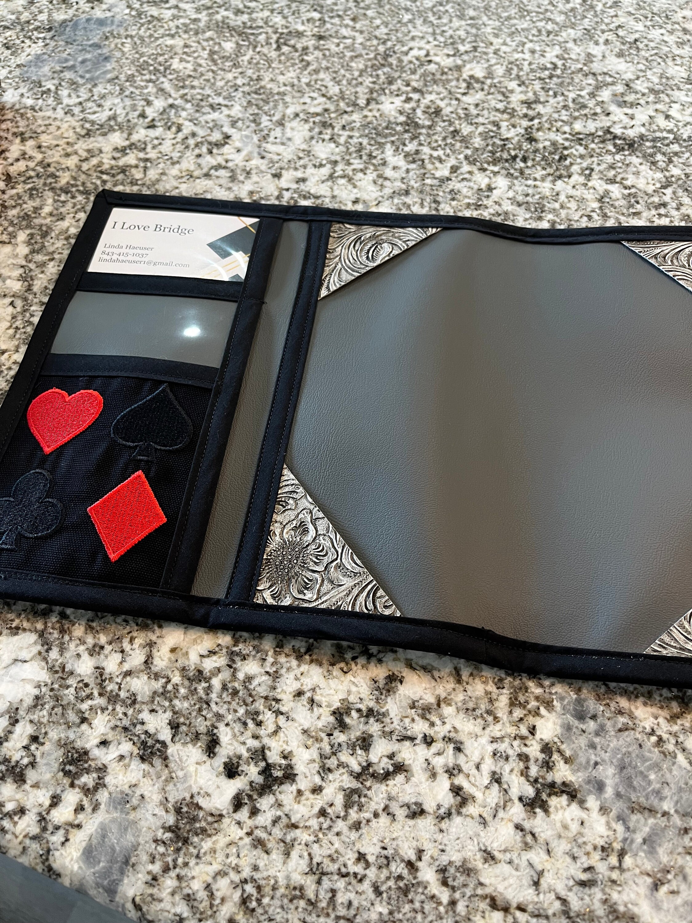 Bridge Convention Card Holders.....custom Made....you Can Choose Fabric ...