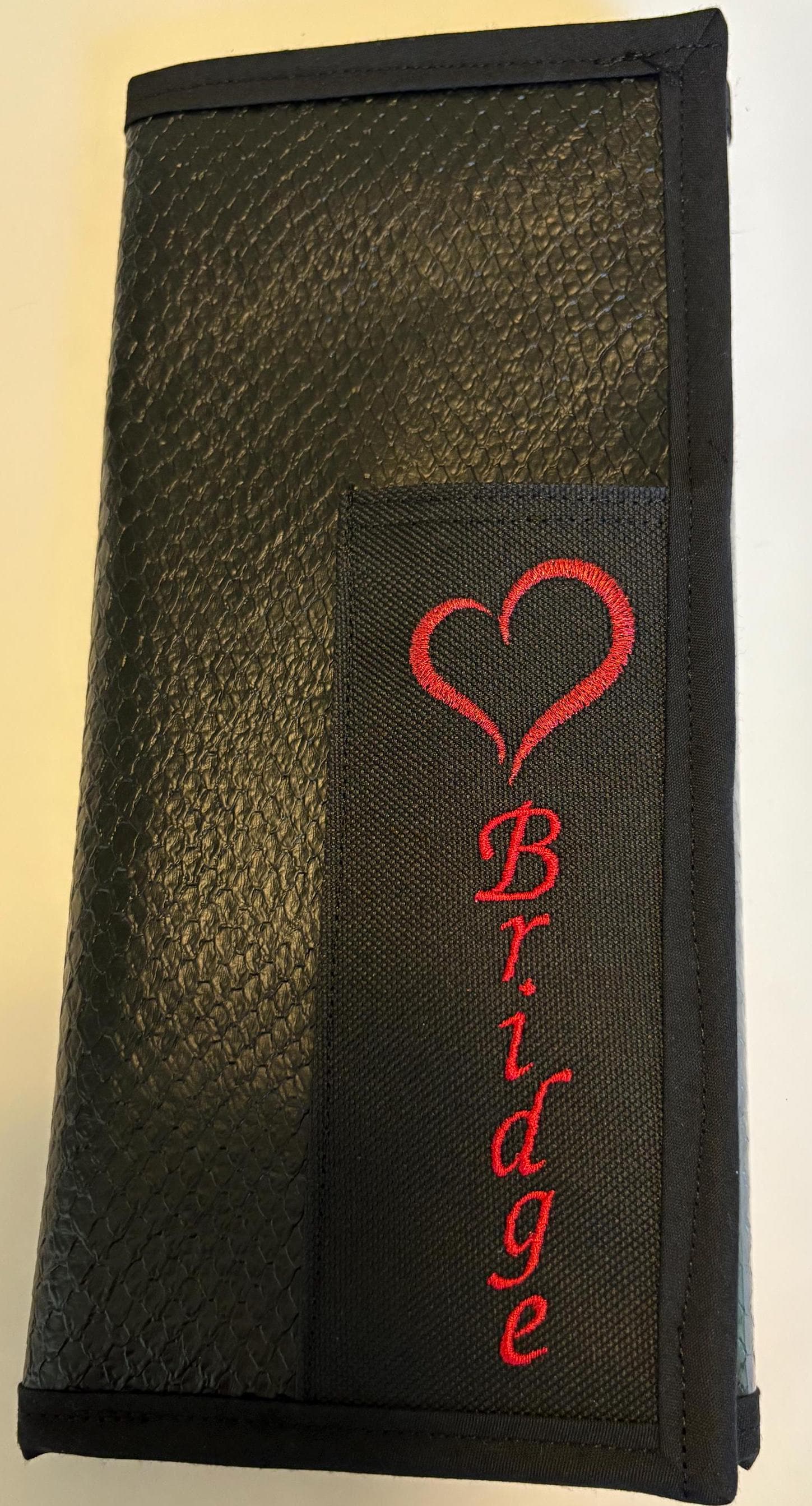 Bridge Convention Card Holders.....custom Made....you Can Choose Fabric ...