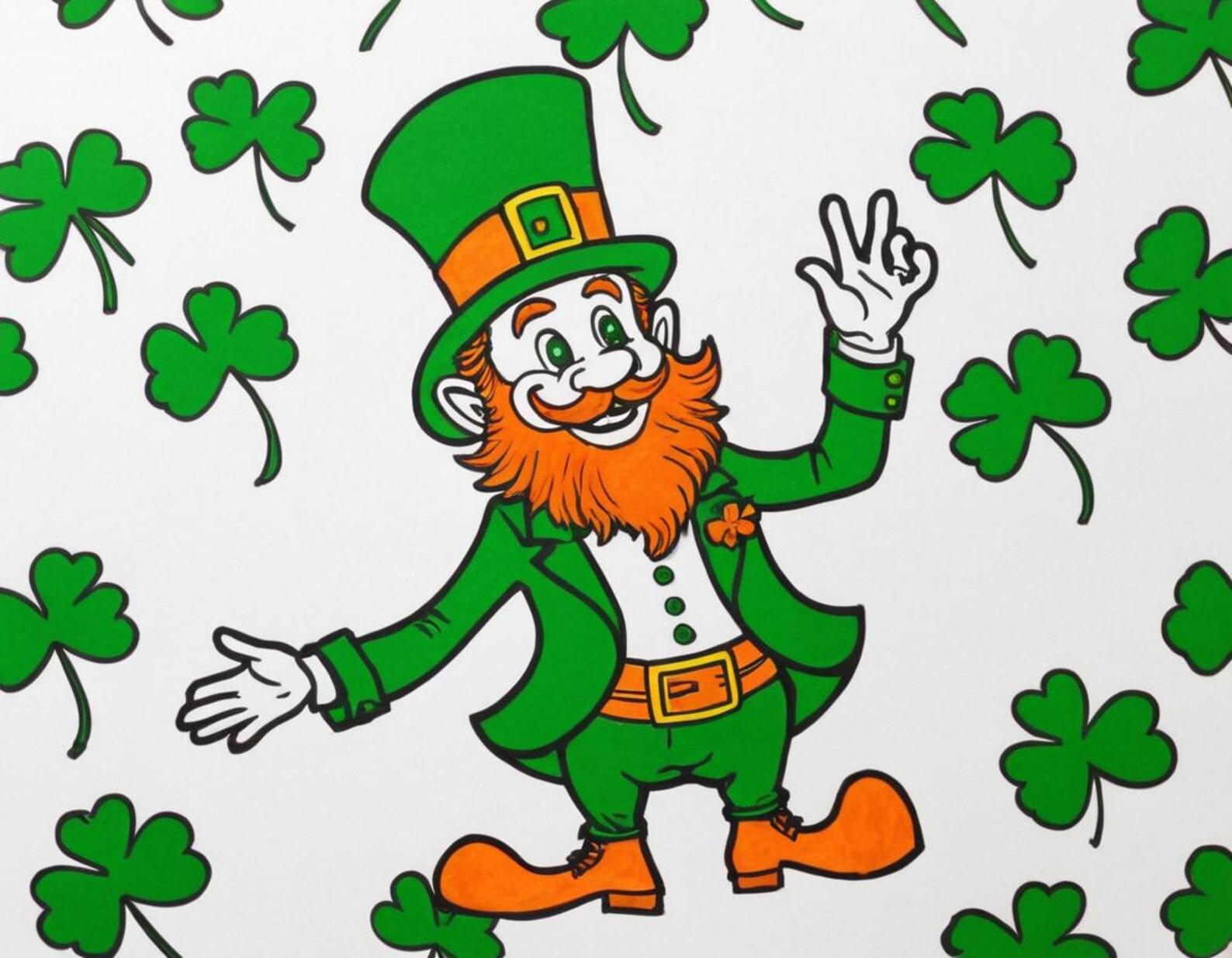 St. Patricks Day Leprechaun Clip Art. Stickers, Clip Art, Stationary ...