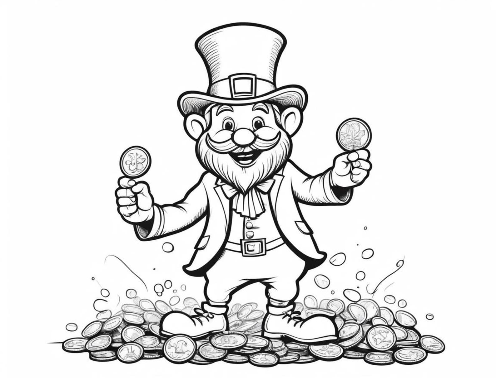 St. Patricks Day Leprechaun Clip Art. Stickers, Clip Art, Stationary ...