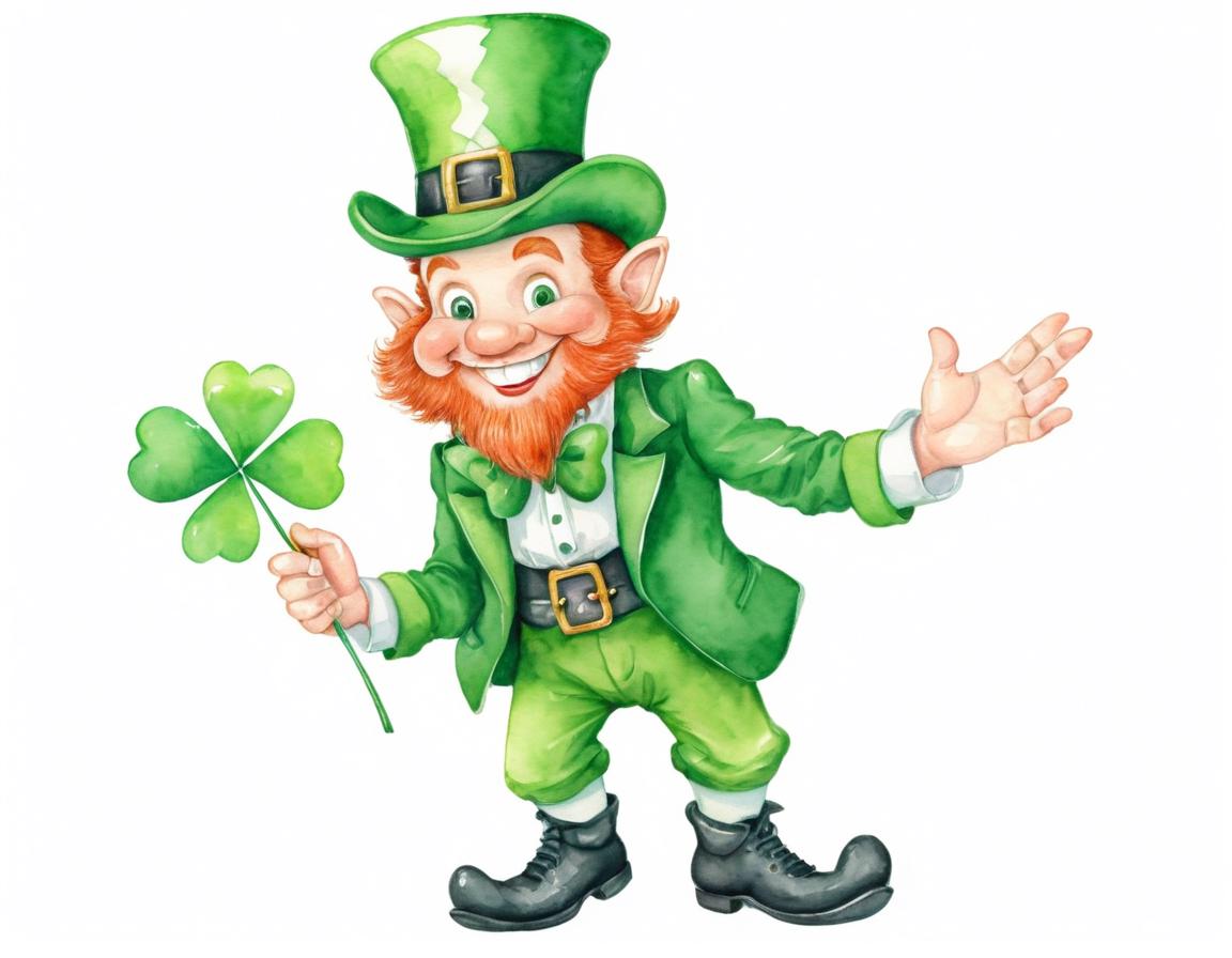 St. Patricks Day Leprechaun Clip Art. Stickers, Clip Art, Stationary ...