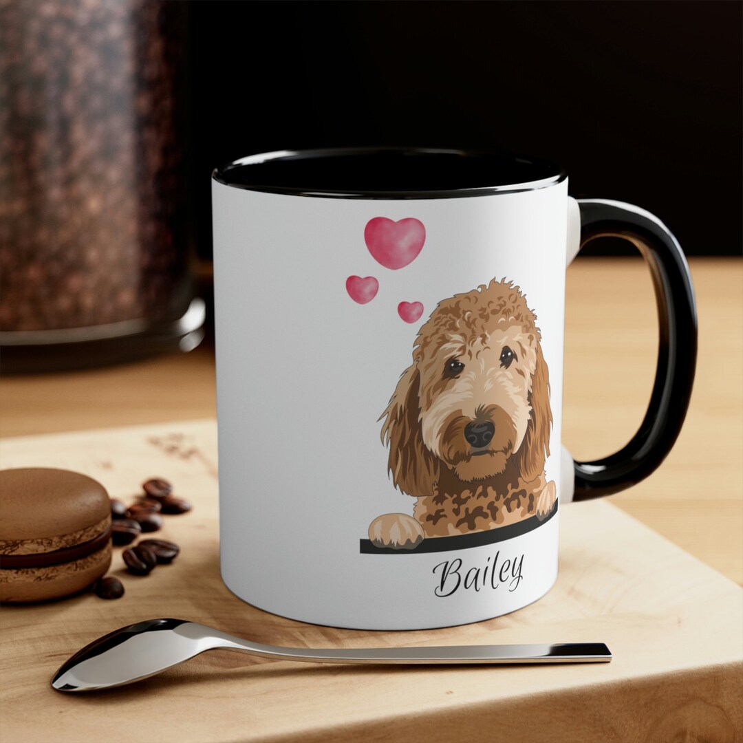 Personalized Dog Mug, Labradoodle, Golden Doodle Coffee Mug, Doodle Mug ...
