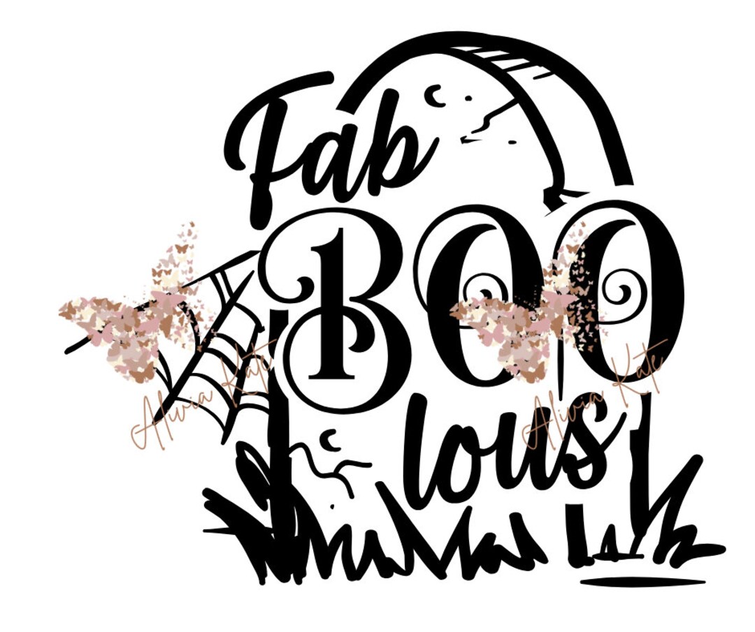 Fabulous Fa BOO Lous SVG PNG Printable Sublimation Cricut - Etsy