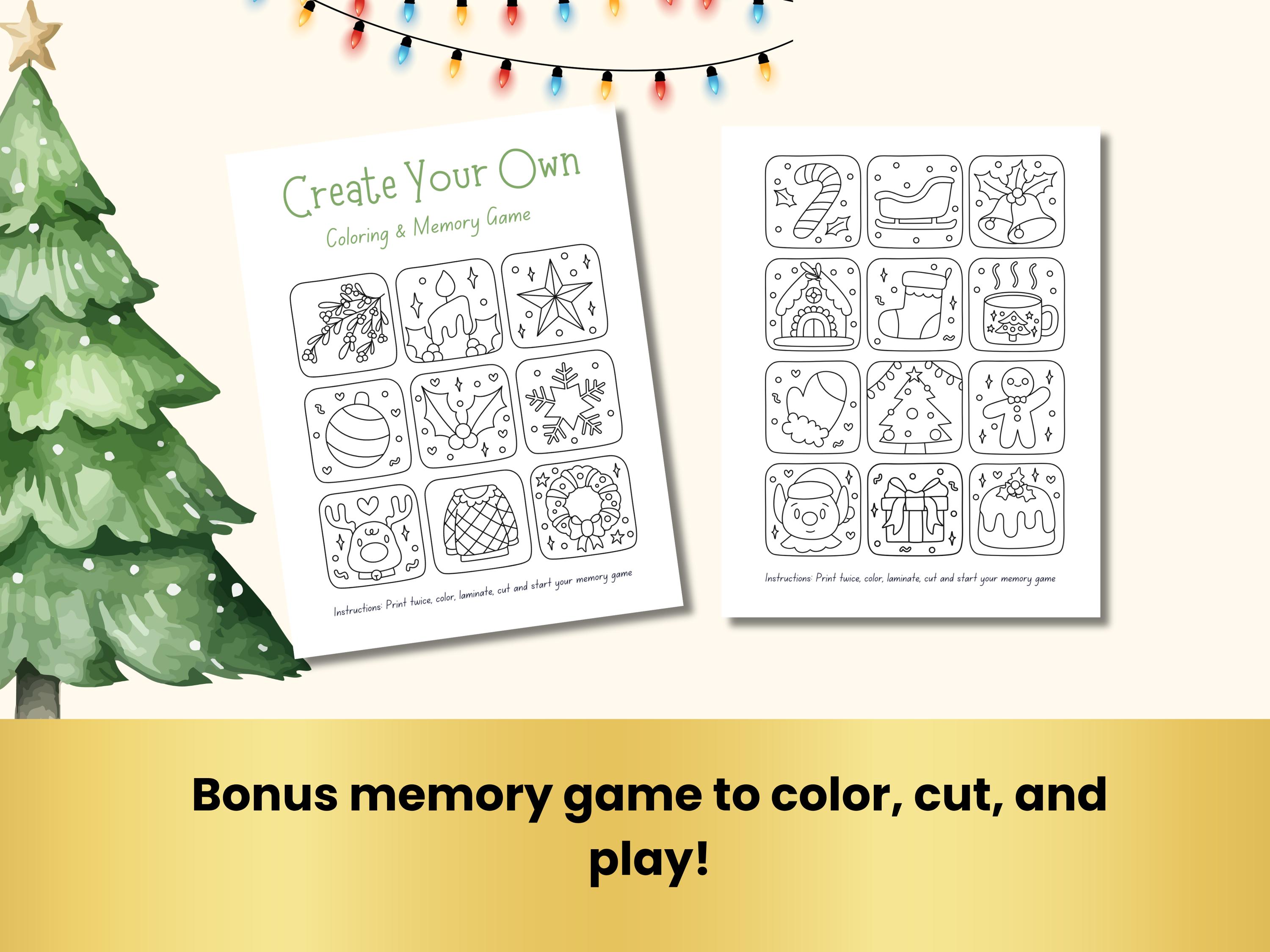 Preschool Christmas Morning Menu Printable • 30+ Festive Pages for Days ...