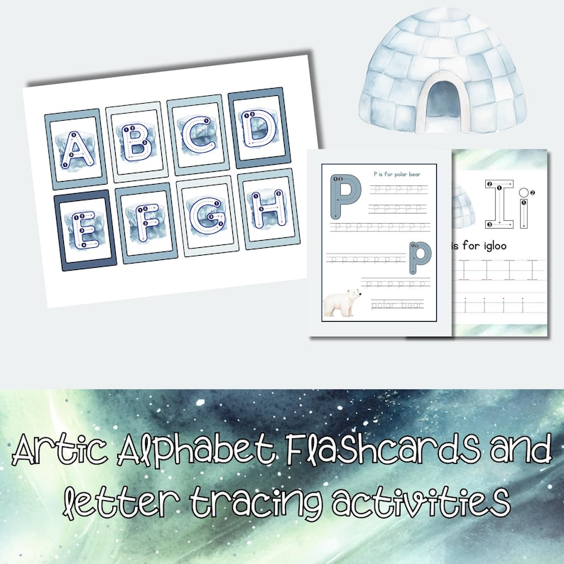 Arctic Animals Activities for Preschool Kindergarten and Elementary ...