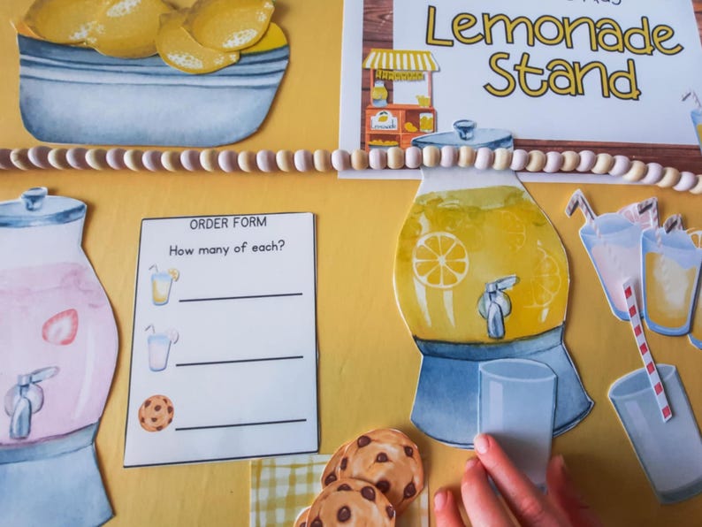 Printable Lemonade Stand Dramatic Play Kit + Bonus Summer Bundle ...