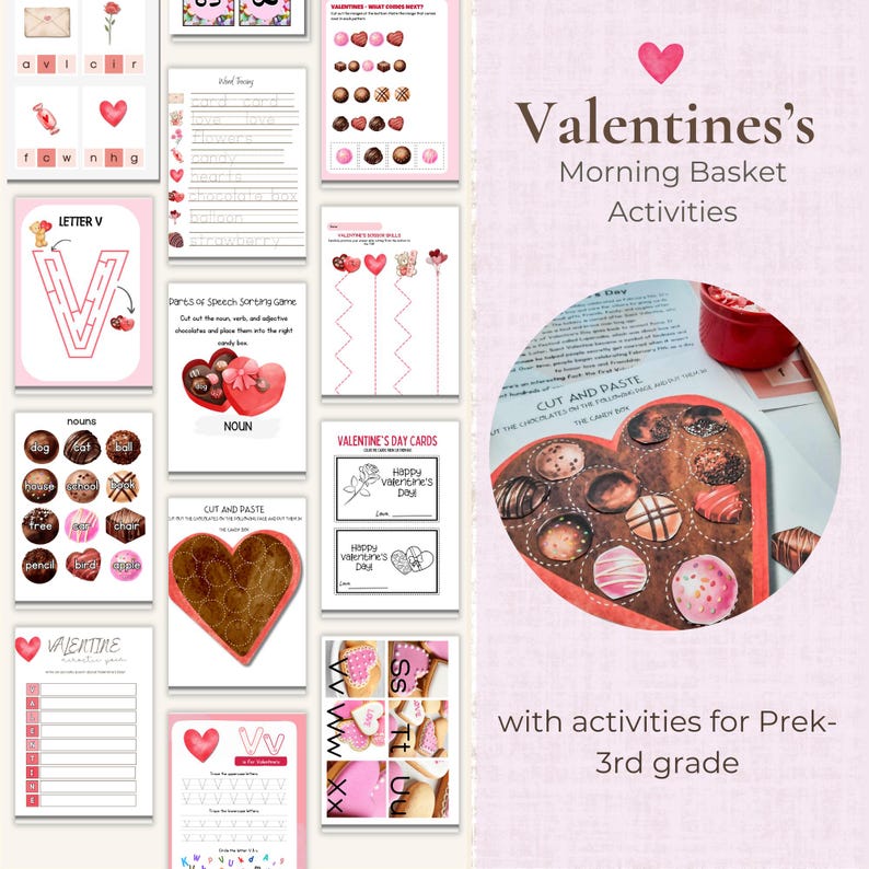 Valentines Day Learning Activities for Preschool and Kindergarten ...