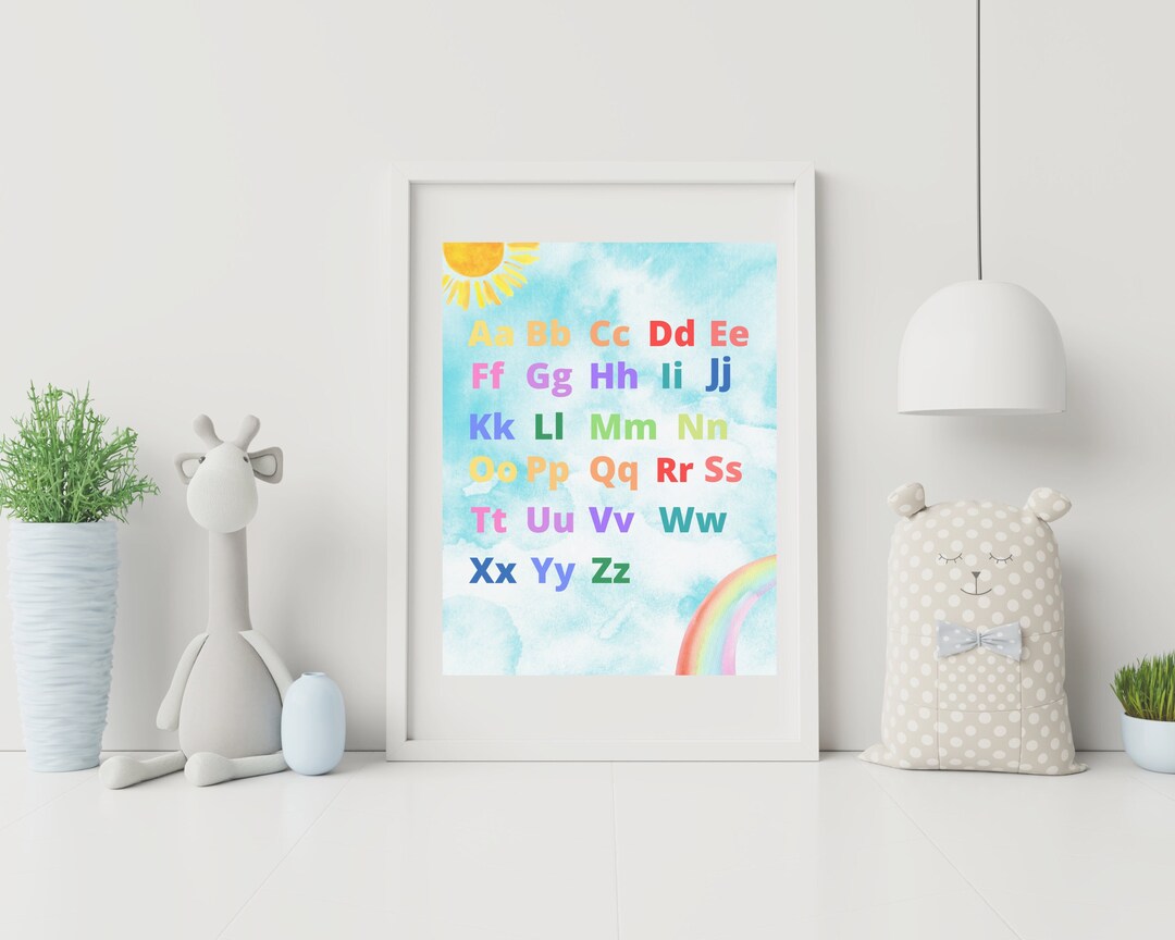 ABC Educational Poster School Printables Abc's - Etsy