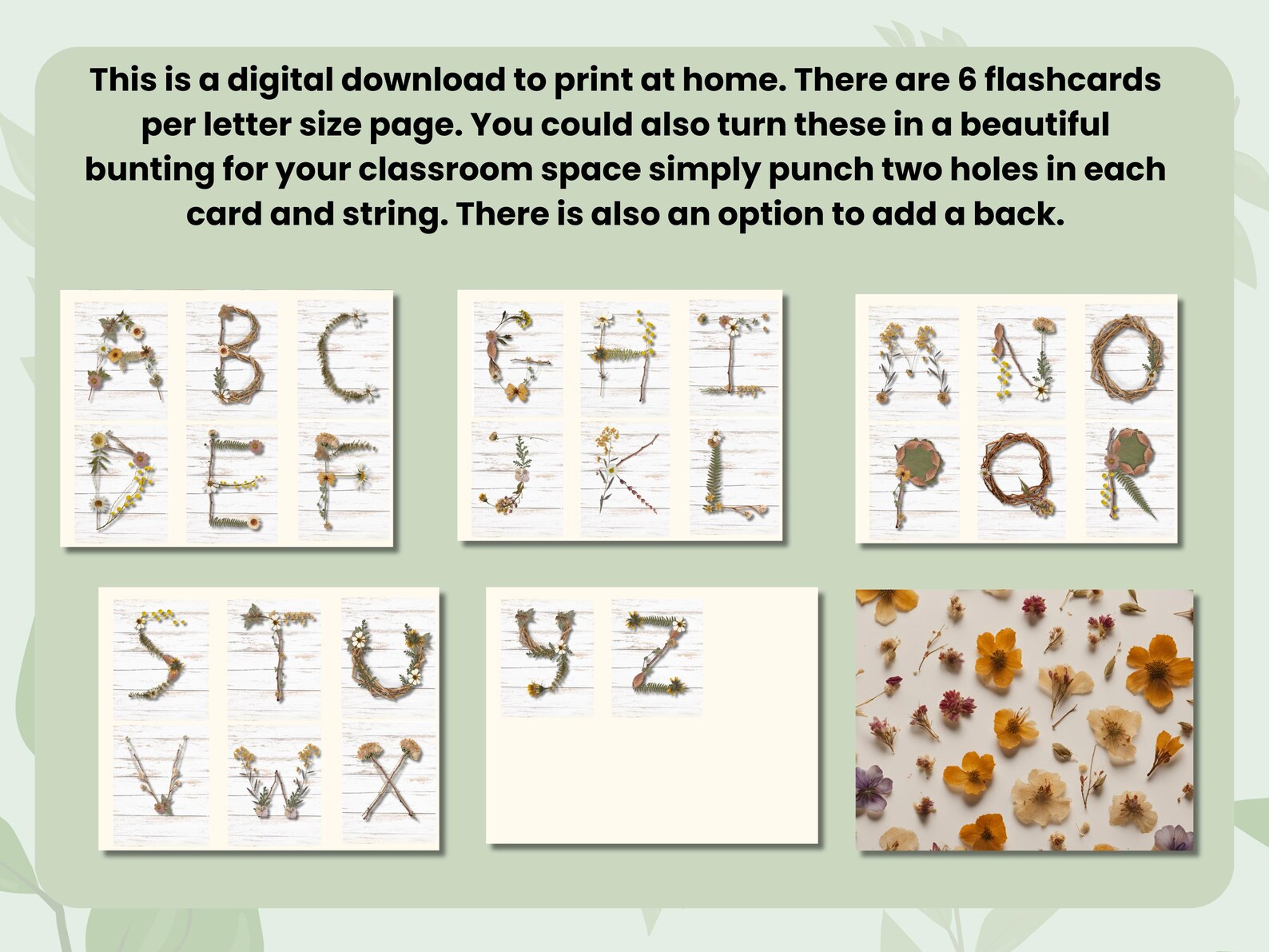 Nature Alphabet Printable, Reggio Emilia Alphabet, Loose Parts Alphabet ...