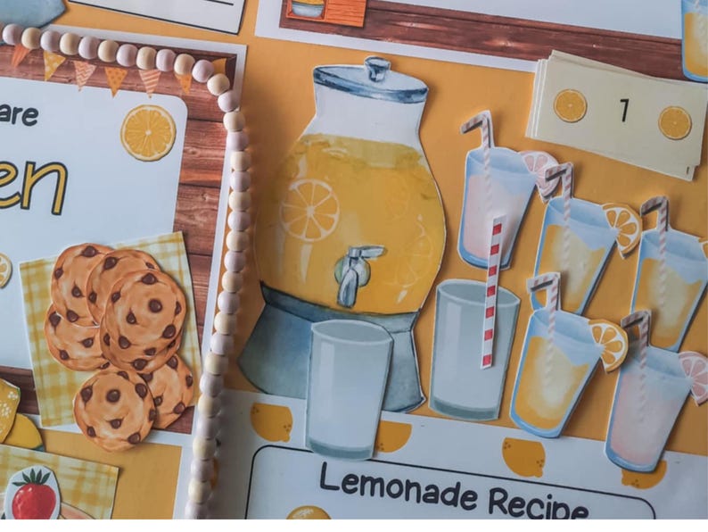 Printable Lemonade Stand Dramatic Play Kit + Bonus Summer Bundle ...