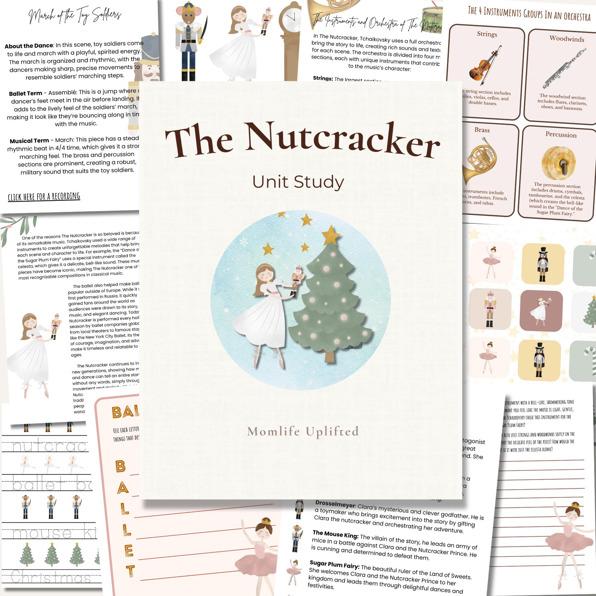Nutcracker Ballet Unit Study | Christmas Homeschool Activities ...