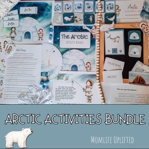 Arctic Animals Activities for Preschool Kindergarten and Elementary ...